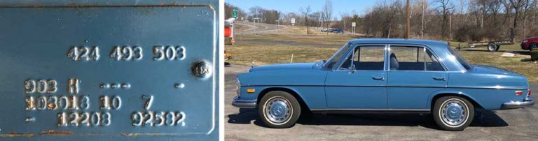 Mercedes Benz Color Code 903 – Blue - Mercedes Market