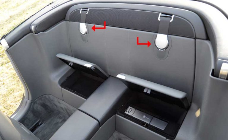 Mercedes R230 Rear Shelf Bag Luggage - Coolest Mercedes SL Accessory ...