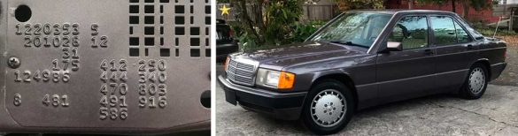 Mercedes Benz Color Code 481 – Bornite Metallic (Blackberry Metallic ...