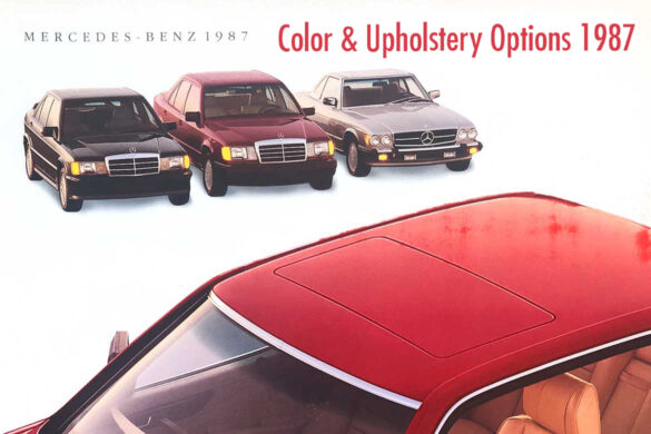 Mercedes W126 paint colors Archives - Mercedes Market